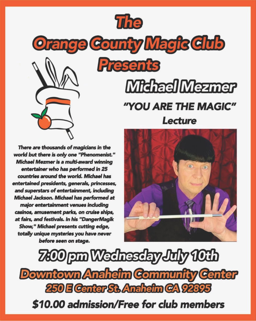 Upcoming Events | Magic Clubs| Orange County